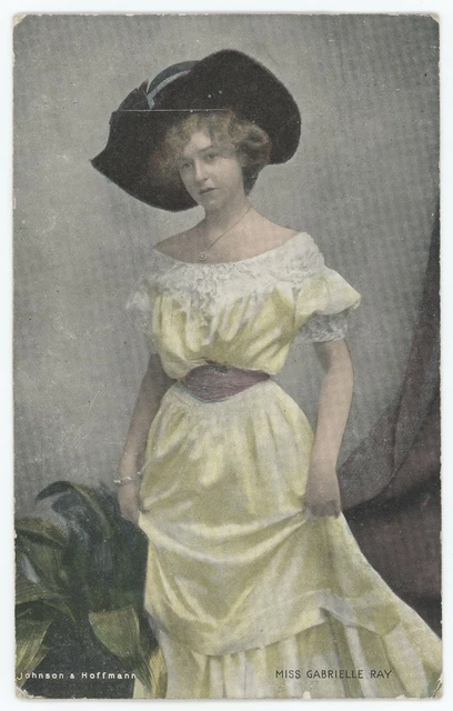 TRAGIC STAGE ACTRESS Gabrielle Ray Vintage National Series Color ...