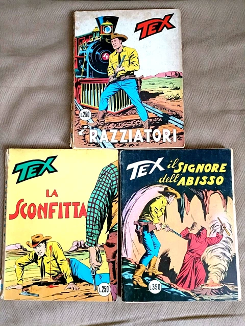 LOTTO N. 3 TEX n. 98 - 99 - 103 del 1972 Edizioni BONELLI Condizioni in ...