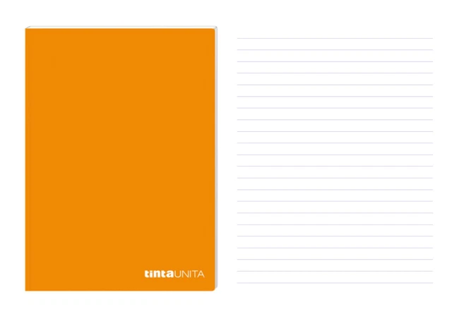 QUADERNO MAXI COLLATO Brossurato A4 96 Fogli Righe di Quinta Tinta ...