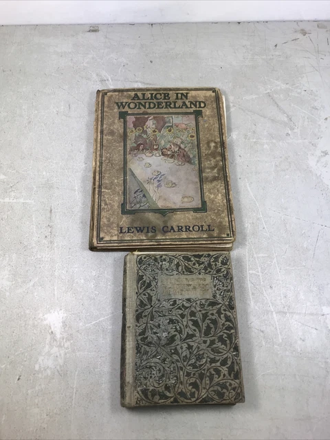 VINTAGE TENNYSON BIRTHDAY Book ward lock lewis carroll alice in ...
