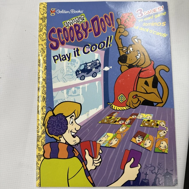 VINTAGE 2001 GOLDEN Books Cartoon Network Scooby Doo Games Activity ...