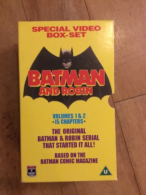 BATMAN AND ROBIN (Two-Volume Box Set) (VHS, 1990) £10.00 - PicClick UK