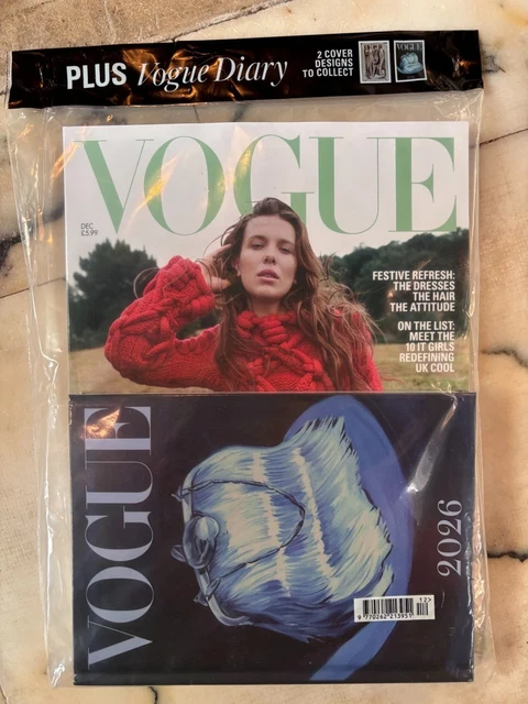 VOGUE UK MAGAZINE Issue: DEC 25 Millie Bobby Brown + Vintage Vogue 2026 ...