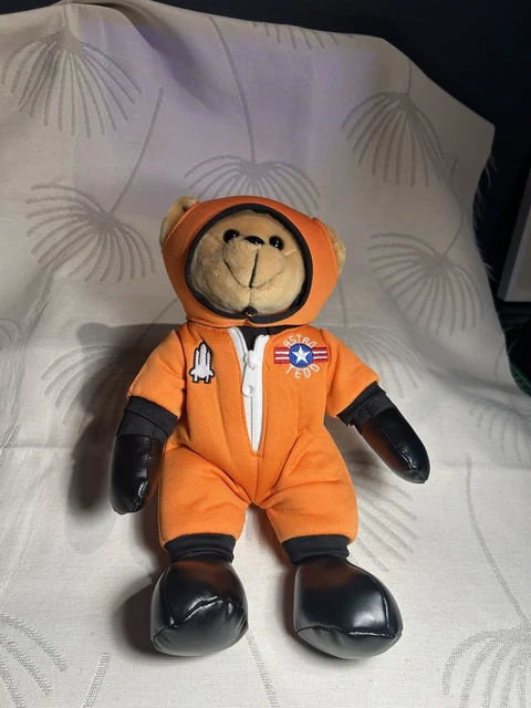 ASTRO TEDD SPACE Teddy Bear Astronaut Orange Jumpsuit Soft Plush Toy £7 ...
