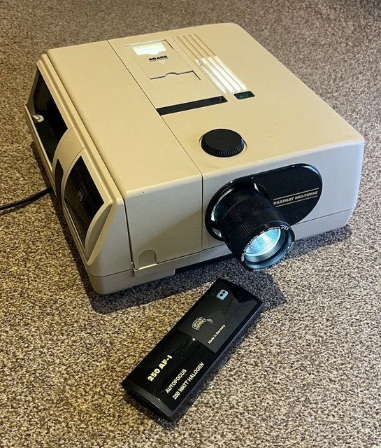 BRAUN PAXIMAT MULTIMAG 250 AF-1 Autofocus 250W 35mm Slide Projector ...