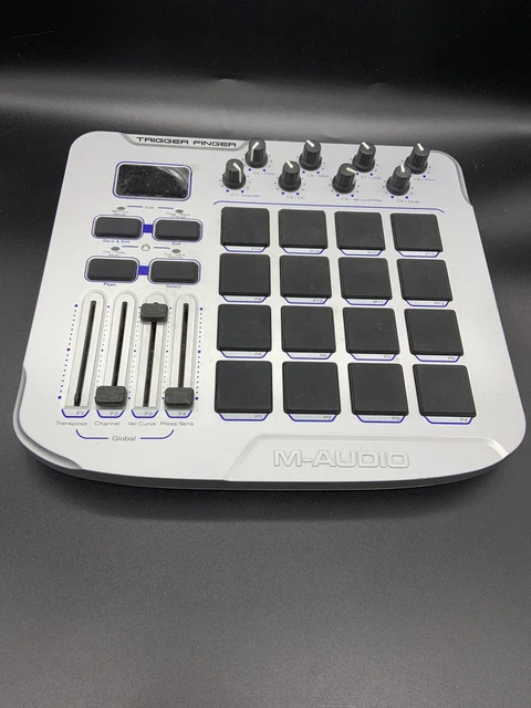 M-AUDIO TRIGGER FINGER Producer Bundle USB MIDI Controller Surface Drum ...