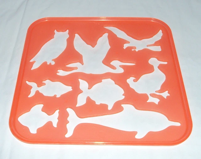POCHOIRS TUPPERWARE POCHOIR art modèle de dessin thème poisson et ...