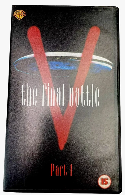 V THE FINAL Battle Part 1 VHS Video Cassette Tape Small Black Box PAL ...