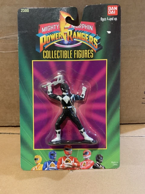MIGHTY MORPHIN POWER Rangers~Bandai~2300~Black~3" Figure~1993~MIp £6.71 ...