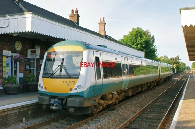 PHOTO CLASS 170 Turbo 2-Car Dmu No 170 273 At Wymondham V2 £2.00 ...