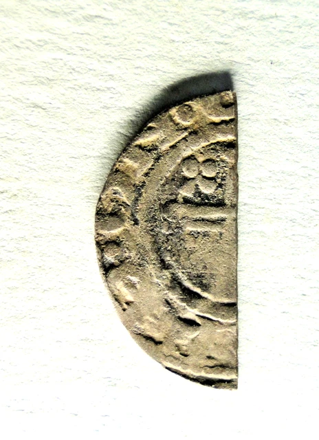 HALF CUT HAMMERED Silver Coin with Good Detail for Identification £3.50 ...