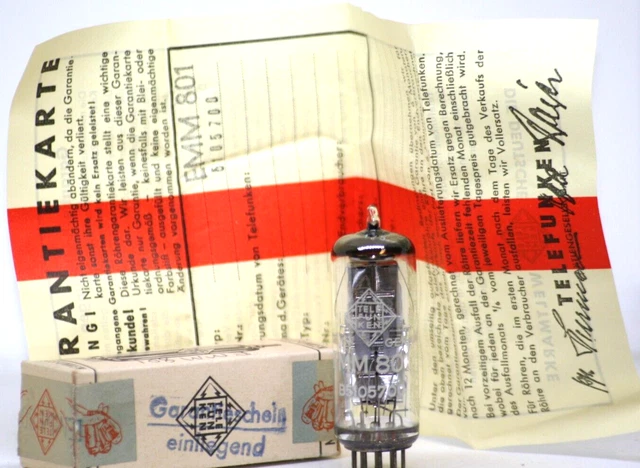 EMM801 VALVOLA NOS Telefunken occhio magico tube valve vintage radio valvole new EUR 99,90 ...