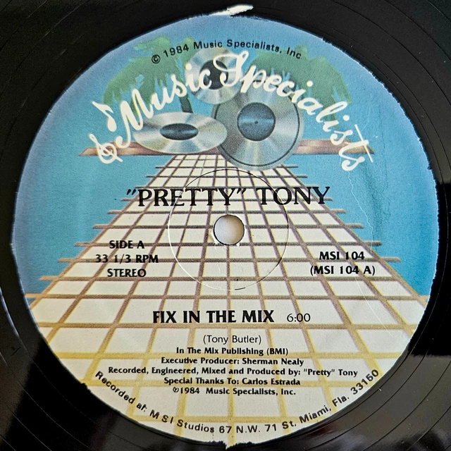 ELECTRO-FUNK - PRETTY Tony - Fix It In The Mix - Music Specialists ...