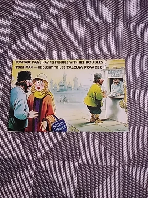 POSTCARD BAMFORTH COMIC #953 Comrade Ivan Trouble with Roubles. Talcum ...