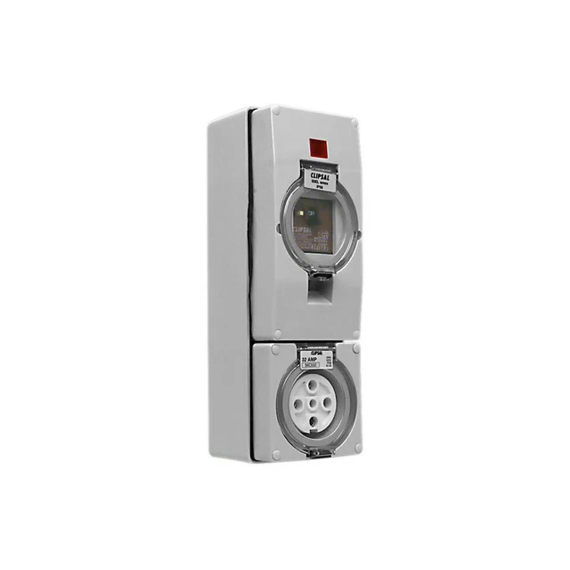 CLIPSAL 56 SERIES Round 5 Pin 32A RCD Protected Switched Socket ...