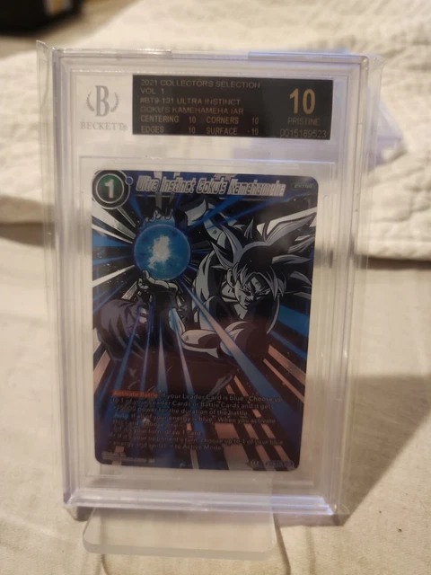 DRAGON BALL SUPER Ultra Instinct Goku Kamehameha BGS 10 Black label BT9 ...