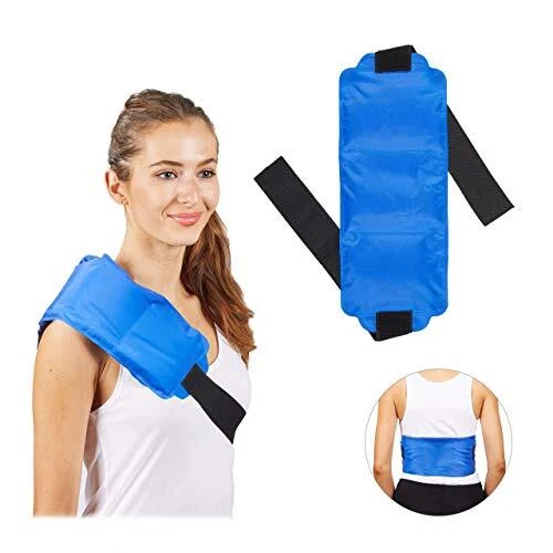 RELAXDAYS, BLU CUSCINETTO Gel Termico, Spalle & Schiena, Cintura a ...