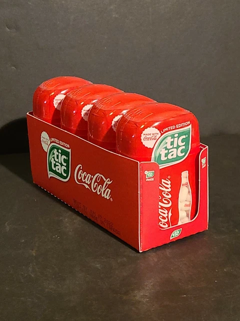 COCA COLA TIC Tac Collectible Limited Edition Lot Four Pack in Sleeve ...