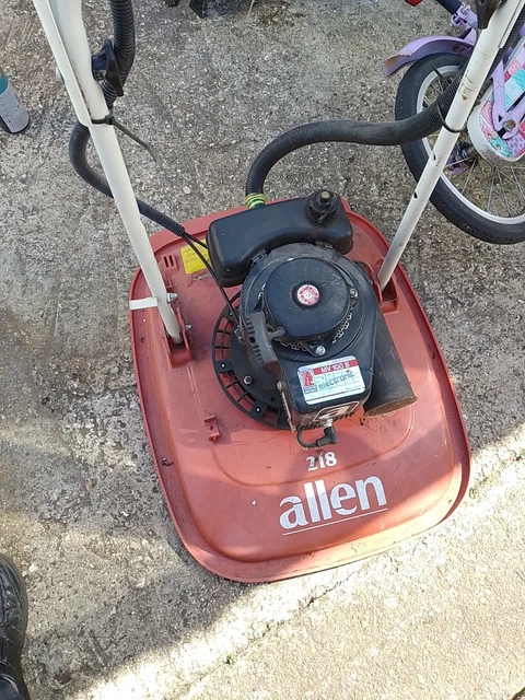 ALLEN 218 PETROL hover mower £125.00 - PicClick UK