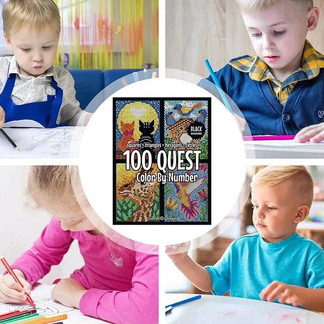 COLOR BY NUMBER For Adults Color By Number Activity Book Drawing ...