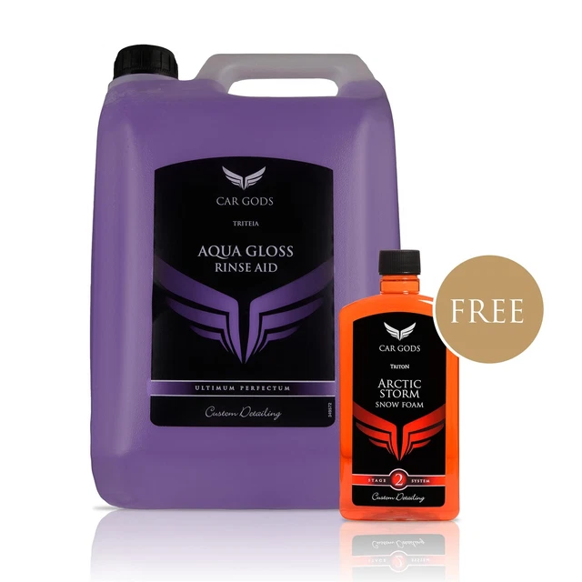 CAR DETAILING RINSE Aid Hydrophobic Water Displacement 5L With Free ...