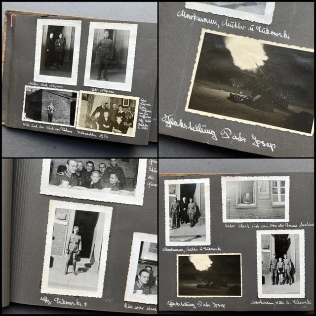 RARE WWII WEHRMACHT German Army Soldiers Photograph Album POW EUR 286 ...