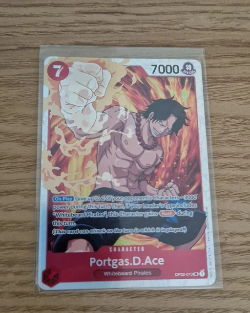 ONE PIECE CARD Game TCG! Portgas D Ace OP02-013 SR - Set 2 Paramount War £4.99 - PicClick UK