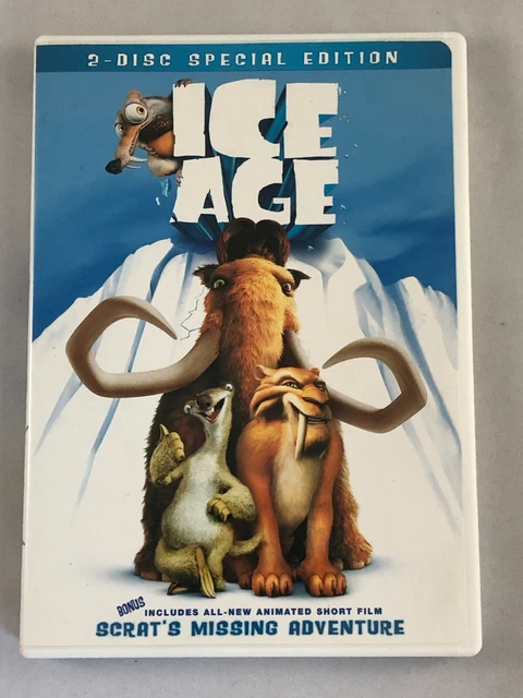 ICE AGE, 2-DISC Special Edition (DVD 2002) Includes: Scrat's Missing ...