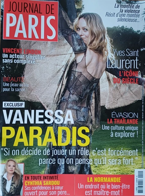 MAGAZINE JOURNAL DE Paris Vanessa Paradis Gérard Lenorman Isabelle ...