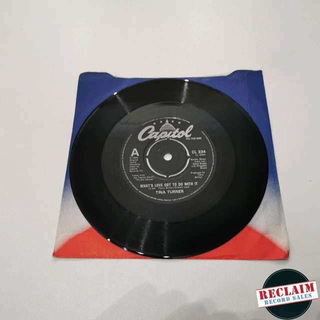 TINA TURNER WHATS love got to do with it 7" vinyl record very good ...