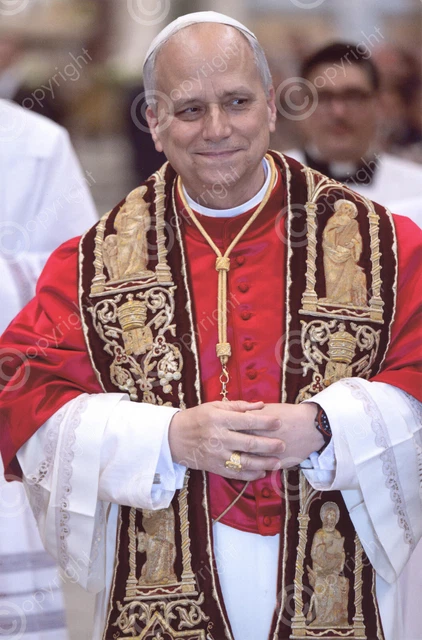 PAPA LEONE XIV Cardinal PREVOST - ORIGINAL Photo from Studio Vatican ...