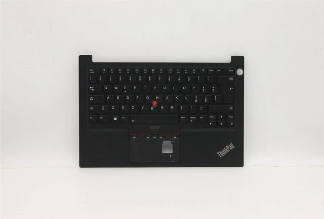 LENOVO THINKPAD E14 2 Keyboard Palmrest Top Cover UK Black Backlit ...