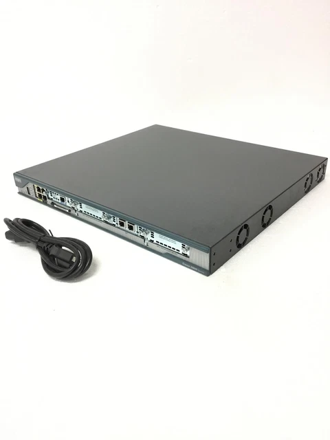 CISCO 2800 SERIES 2801 Services Router w/Wic-1Dsu-T1 V2,Vic2-2Fxs/64MB ...