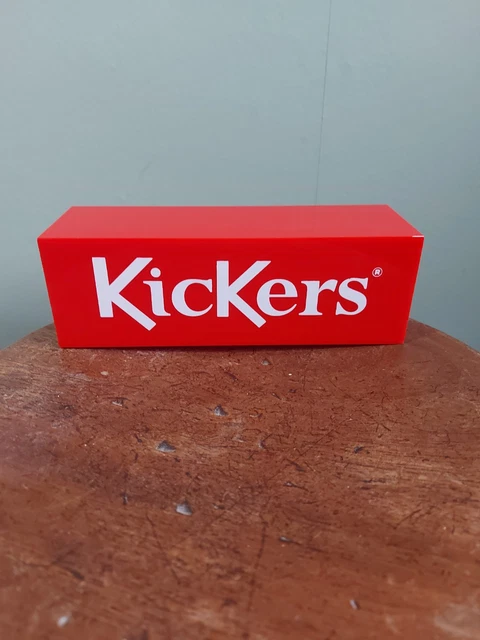 KICKERS SHOES POS Advertising Sign Block, Collectable Signs. Double ...