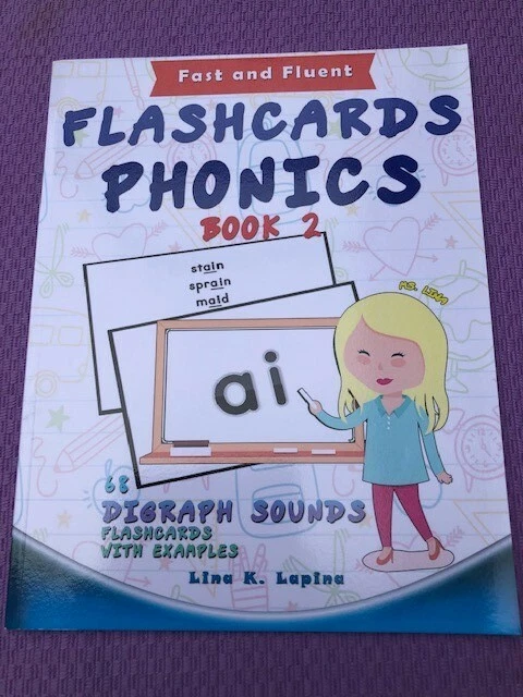 LAPINA LINA K-PHONICS Flashcards (Digraph Sounds, set of 2 books, NEW ...