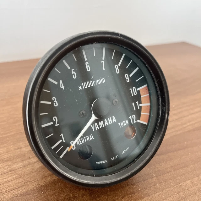 YAMAHA RD125 DX 1E7 1978-1981 Rev Counter Clock Tacho Tachometer ...