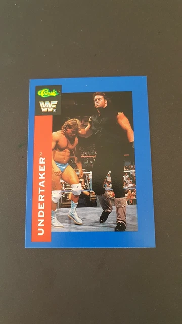 RARE UNDERTAKER 1991 Rookie Classic Card WWE WWF WCW Wrestling - 30 $35 ...