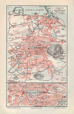 Edinburgh Castle Map FOR SALE! - PicClick UK