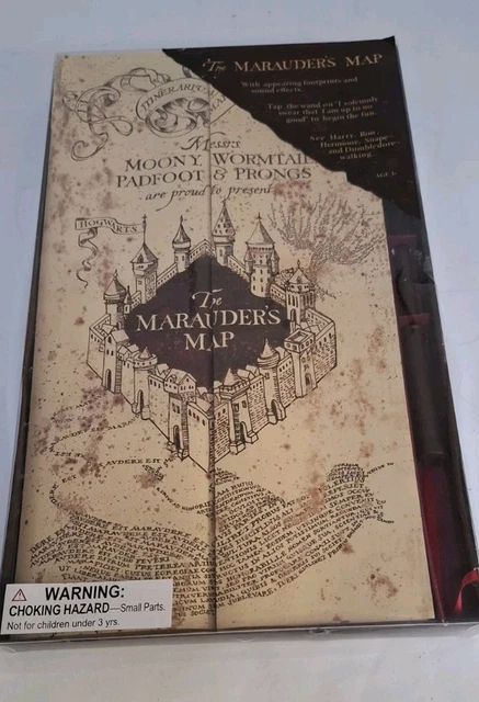 HARRY POTTER THE Marauder's Map, interactive, with wand. £24.99 ...