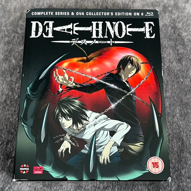 DEATH NOTE THE Complete Series & OVA Collectors Edition Blu-ray Box Set ...