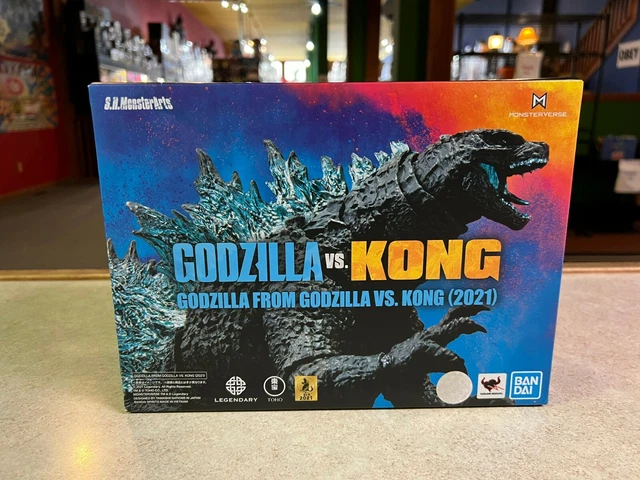 2021 SH MONSTERARTS Bandai Godzilla vs. Kong Godzilla Figurine NIB ...