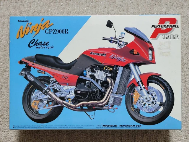 AOSHIMA 1/12 KAWASAKI Gpz900R Ninja Kai Chase Specification £96.50 - PicClick UK