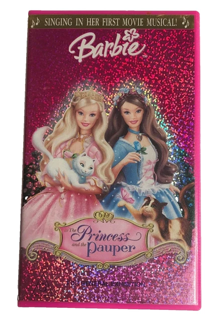 BARBIE (THE PRINCESS and the Pauper) VHS Video 2004 $36.00 - PicClick AU