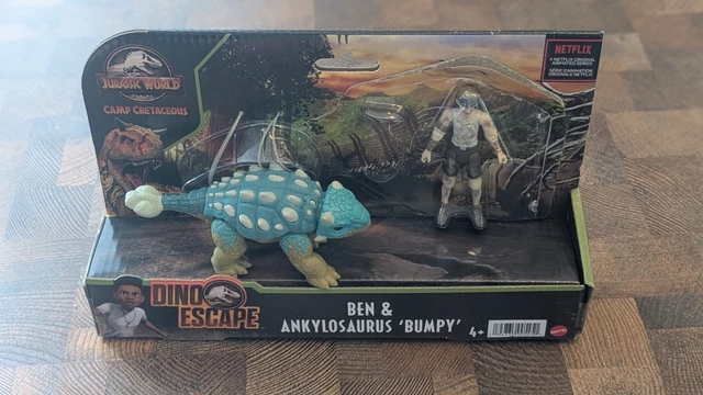 CAMP CRETACEOUS BEN & Bumpy Ankylosaurus Mattel Toy Set £61.04 ...