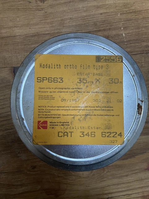 KODAK KODALITH ORTHO Film Type 3 2556 expired 09/87 £104.72 - PicClick UK