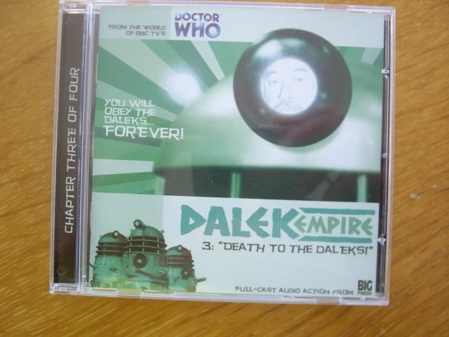 DOCTOR WHO DEATH to the Daleks, 2001 Big Finish audio book CD *OUT OF ...