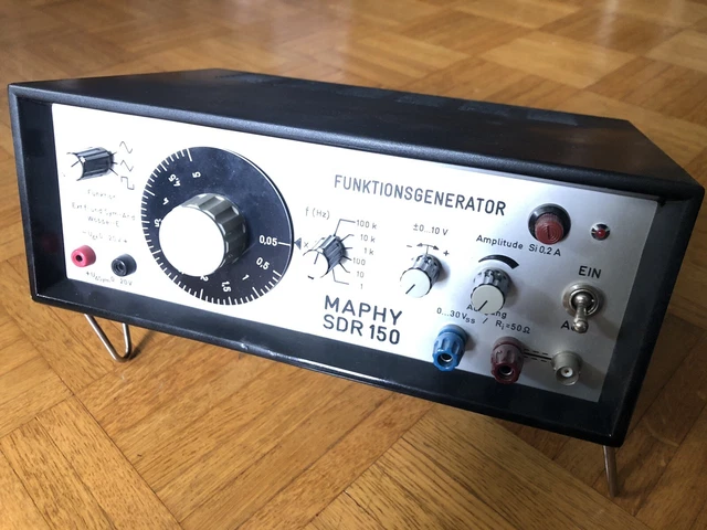 FUNKTIONSGENERATOR MAPHY SDR 150 1Hz-100kHz x=0,05-5 Fluke 7292 gewartet EUR 55,88 - PicClick DE