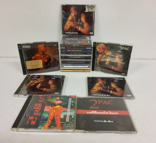 19 X 2PAC CD Collection - Loyal To The Game All Eyes On Me Pacs Life ...