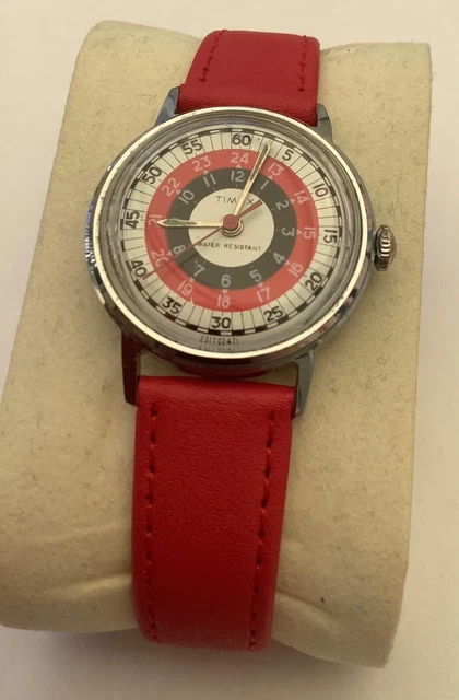VINTAGE MECHANICAL TIMEX Sprite Bullseye Watch,Working 1971. £26.55 ...