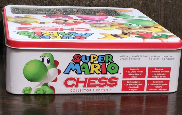COMPLETE SUPER MARIO CHESS SET Collectors Edition Mario HEROES VS ...